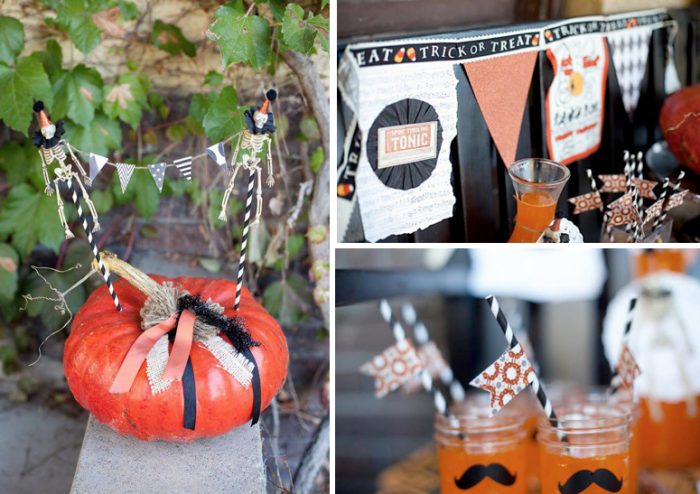 Kara's Party Ideas Vintage Halloween Party | Kara's Party Ideas