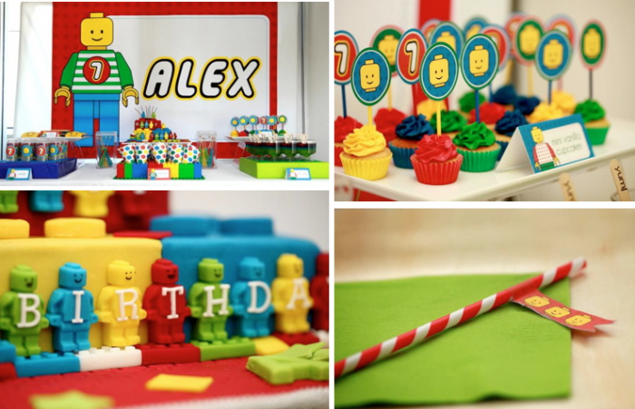 Kara's Party Ideas Lego Themed 7th Birthday Party | Kara's Party Ideas