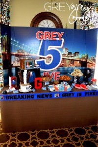 Kara's Party Ideas Live at FIVE Anchorman News Themed Birthday Party ...