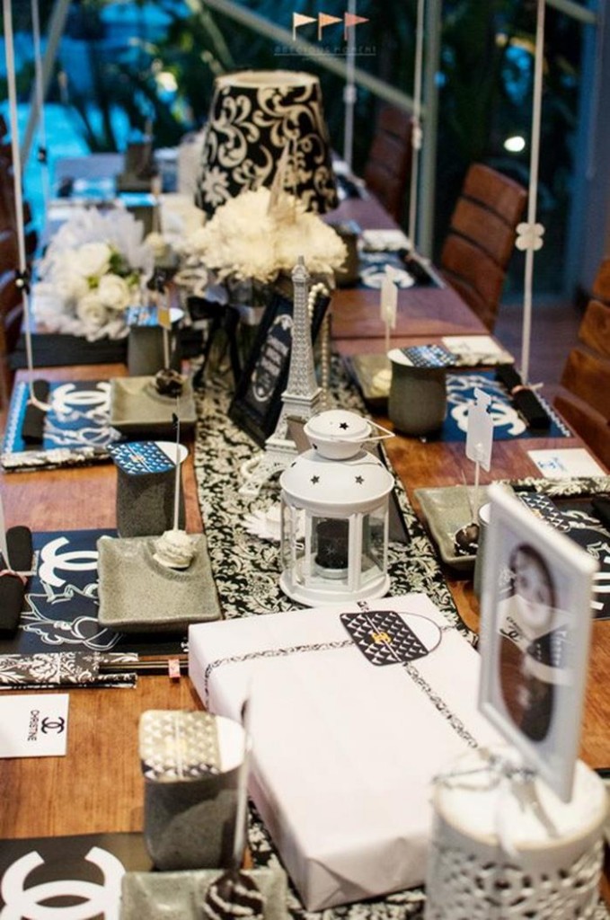 Kara's Party Ideas Chanel Themed Bridal Shower + Bachelorette Party ...