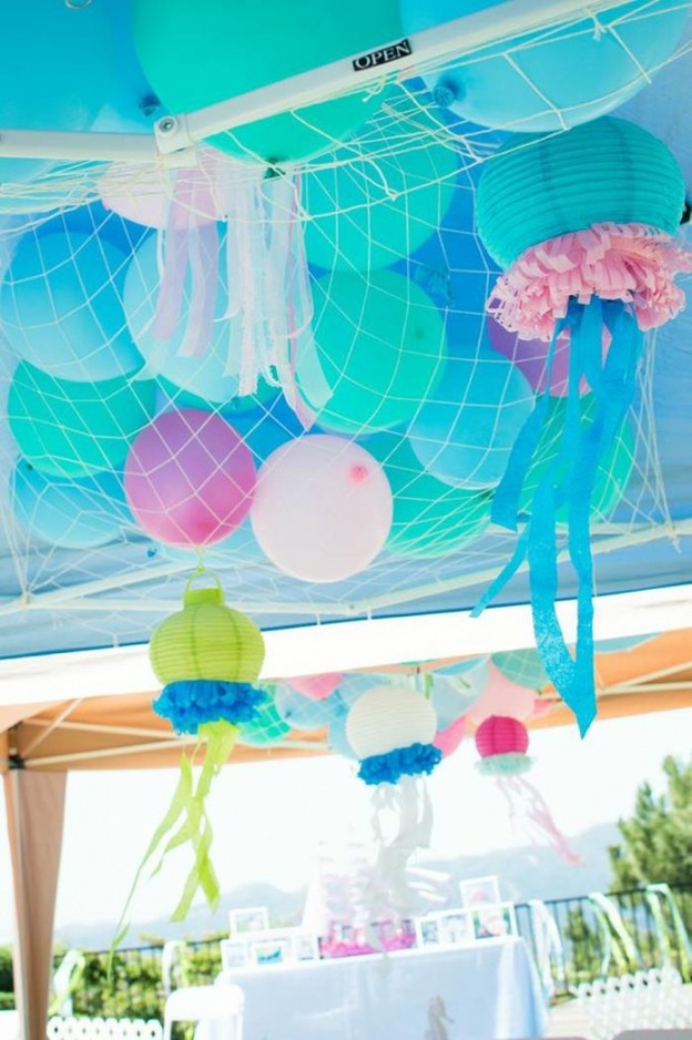 Kara's Party Ideas Mermaid Princess 5th Birthday Party | Kara's Party Ideas