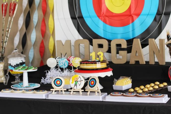 Kara's Party Ideas Archery Themed Birthday Party | Kara's Party Ideas
