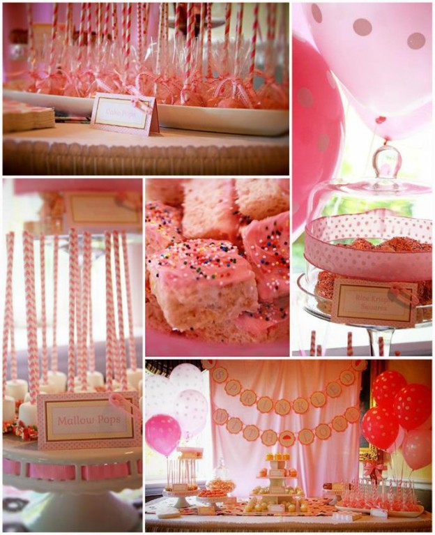 Kara's Party Ideas Pink Baby Sprinkle | Kara's Party Ideas