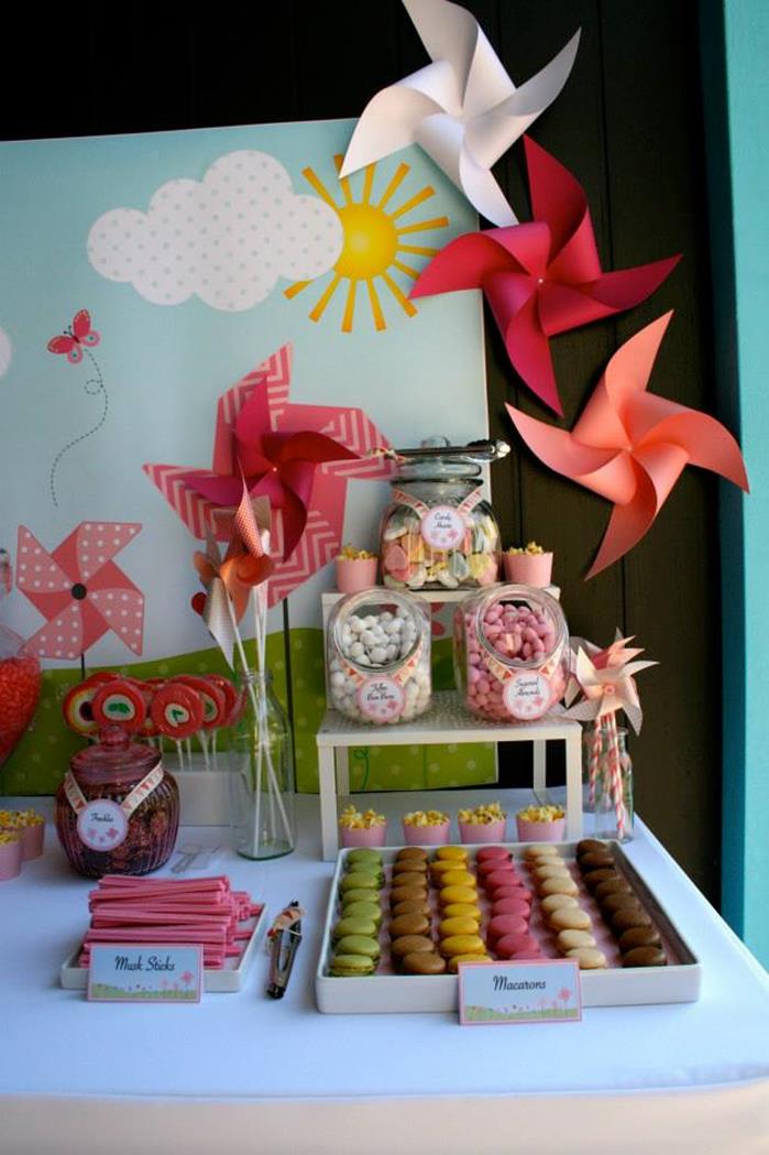 Kara's Party Ideas Pinwheel Themed Baby Shower | Kara's Party Ideas