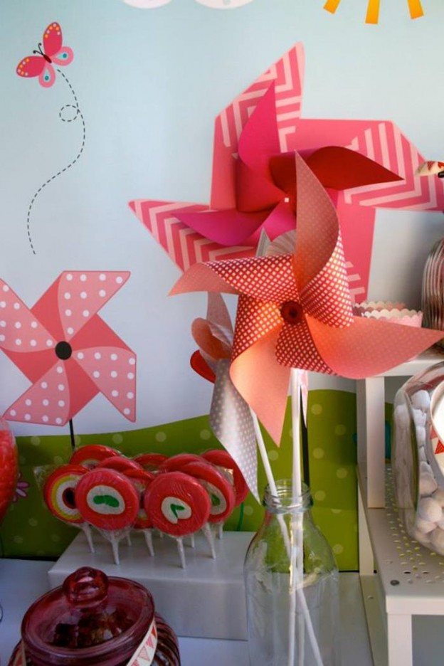 Kara's Party Ideas Pinwheel Themed Baby Shower | Kara's Party Ideas