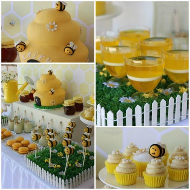 Kara's Party Ideas 1st Bee-Day Party | Kara's Party Ideas