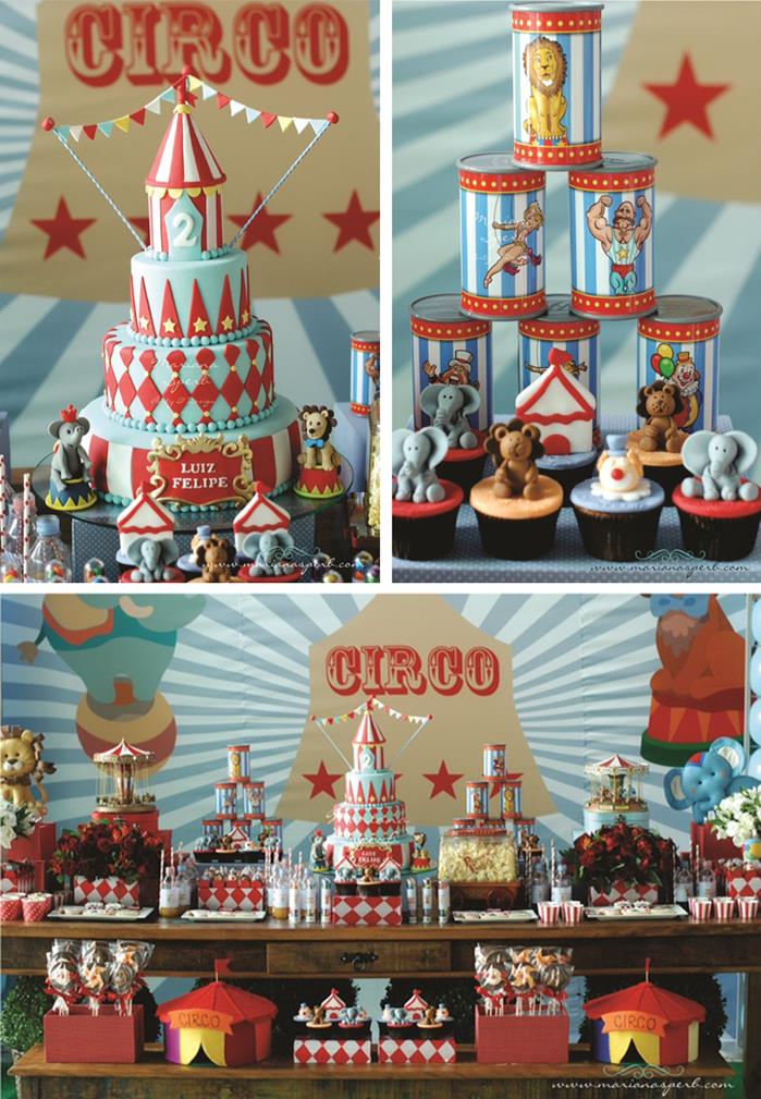 Kara's Party Ideas Vintage Circus Party | Kara's Party Ideas