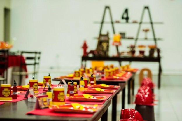 Kara's Party Ideas Firefighter Themed Birthday Party | Kara's Party Ideas