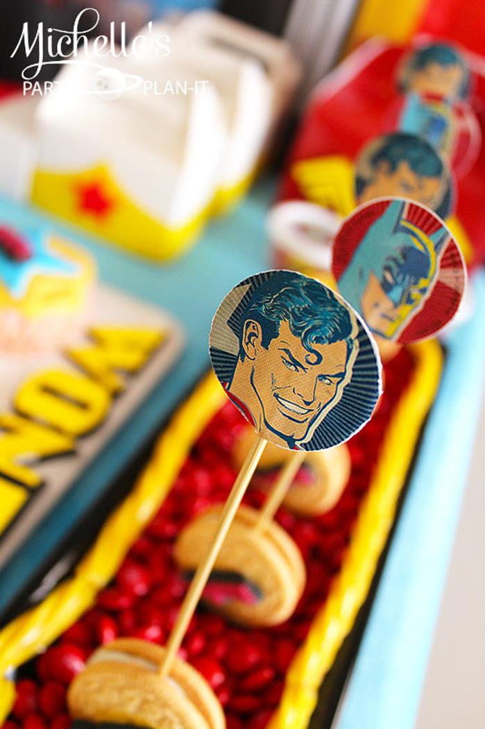 Kara's Party Ideas Wonder Woman Themed Party | Kara's Party Ideas