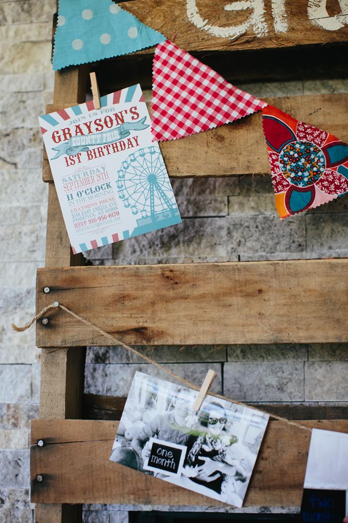 Kara's Party Ideas County Fair 1st Birthday Party | Kara's Party Ideas