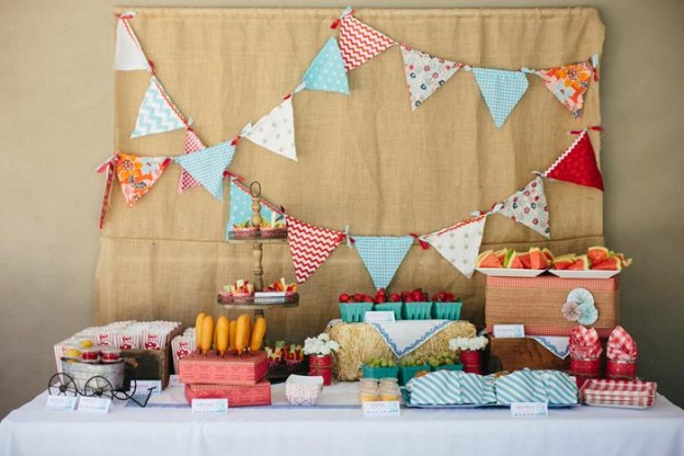 Kara's Party Ideas County Fair 1st Birthday Party | Kara's Party Ideas