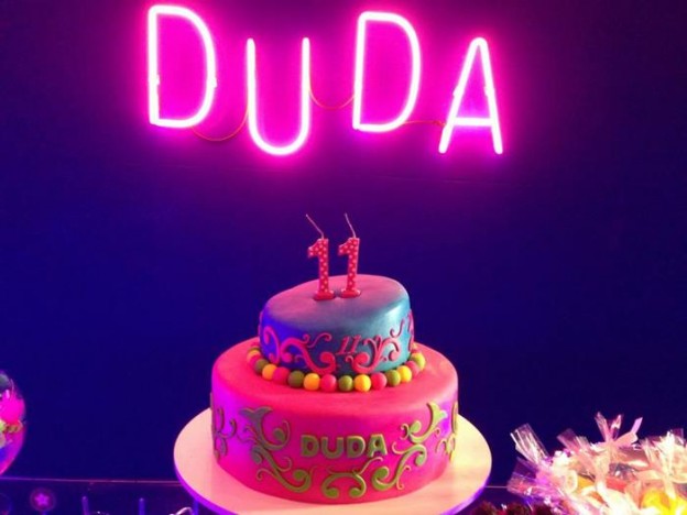 Kara's Party Ideas Neon Themed 11th Birthday Party | Kara's Party Ideas