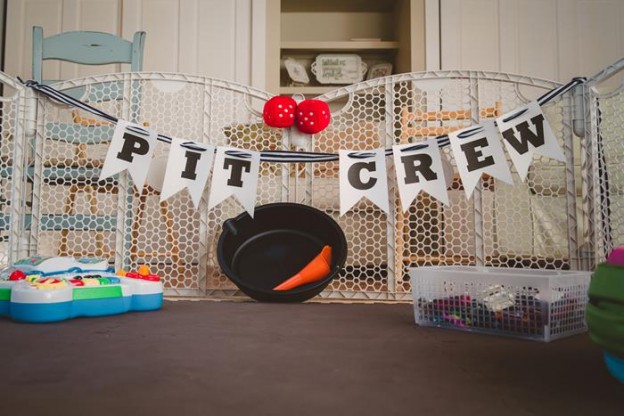 Kara's Party Ideas Race Track Themed 1st Birthday Party | Kara's Party ...