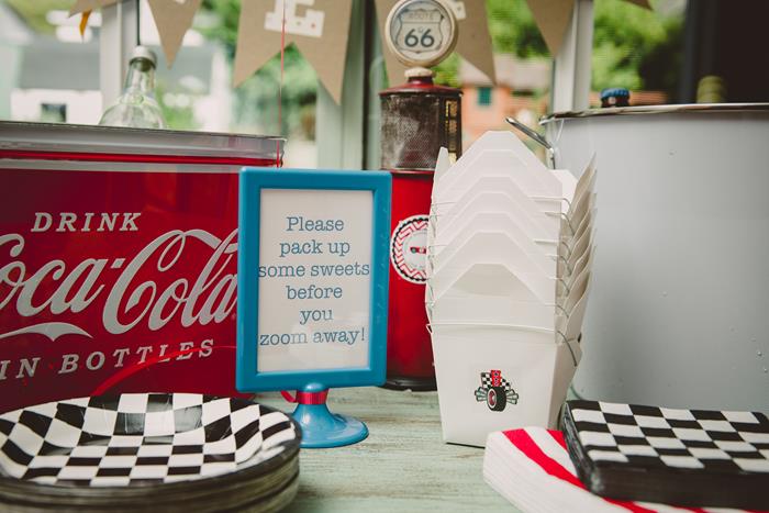 Kara's Party Ideas Race Track Themed 1st Birthday Party | Kara's Party ...
