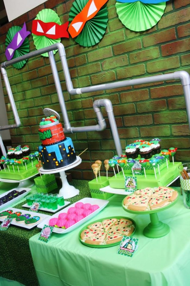 Kara's Party Ideas Teenage Mutant Ninja Turtles Party | Kara's Party Ideas