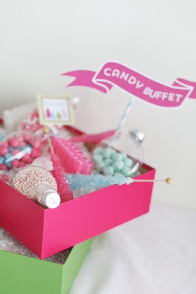 Kara's Party Ideas Trim The Tree Themed Christmas Party | Kara's Party ...