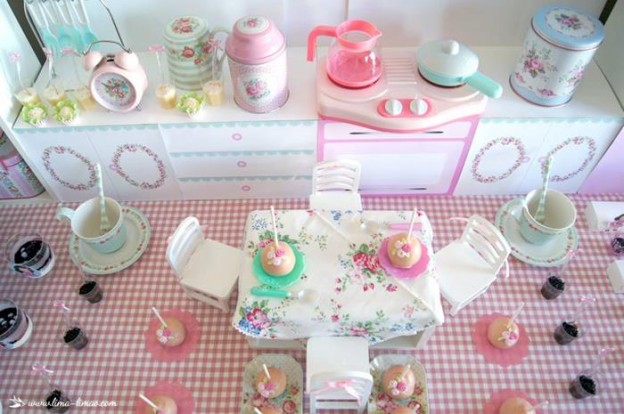 Kara's Party Ideas Vintage Kitchen Party | Kara's Party Ideas