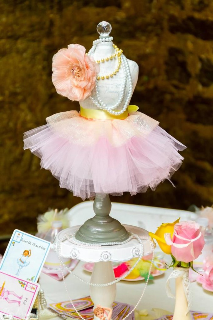 Kara's Party Ideas Sweet Ballerina Themed 1st Birthday Party | Kara's ...