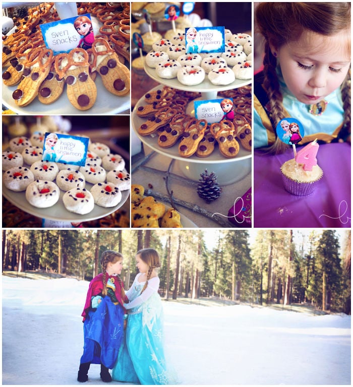Kara's Party Ideas Frozen Themed 4th Birthday Party | Kara's Party Ideas