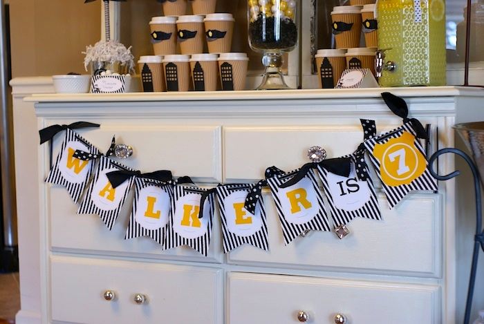 Kara's Party Ideas Preppy Police Officer Birthday Party | Kara's Party ...