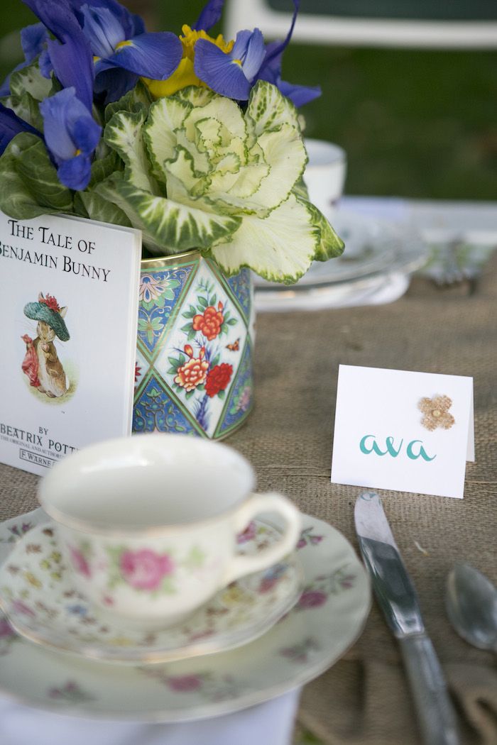 Kara's Party Ideas Beatrix Potter Spring Garden Party {Planning, Ideas ...