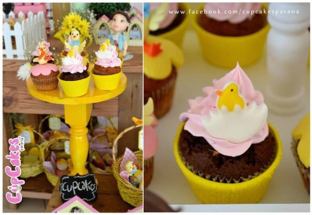 Kara's Party Ideas Baby Chick 1st Birthday Party | Kara's Party Ideas