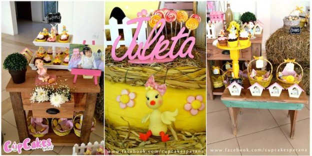 Kara's Party Ideas Baby Chick 1st Birthday Party | Kara's Party Ideas