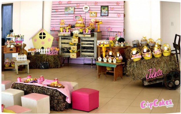 Kara's Party Ideas Baby Chick 1st Birthday Party | Kara's Party Ideas