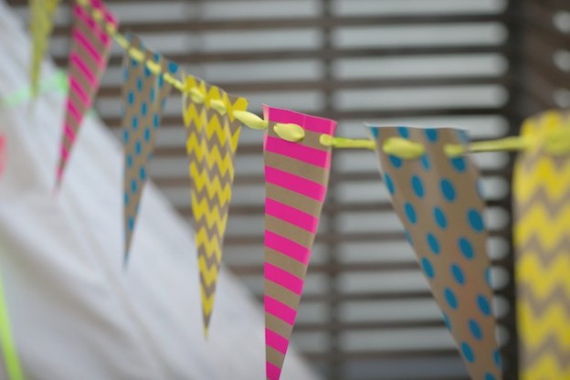 Kara's Party Ideas Neon Pow Wow Birthday Party | Kara's Party Ideas