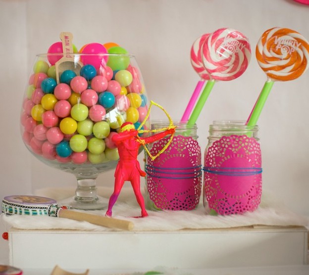 Kara's Party Ideas Neon Pow Wow Birthday Party | Kara's Party Ideas