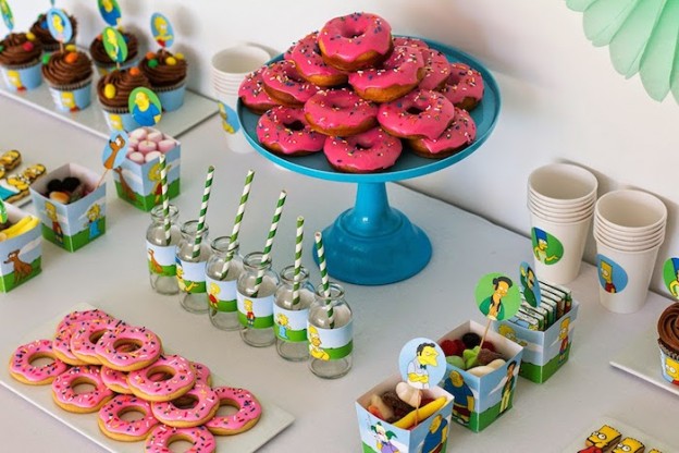 Kara's Party Ideas The Simpsons Themed Birthday Party | Kara's Party Ideas