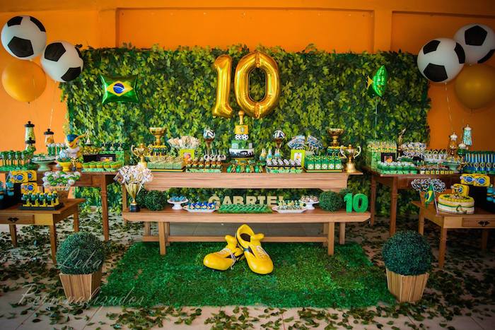 Kara's Party Ideas World Cup 10th Birthday Party | Kara's Party Ideas