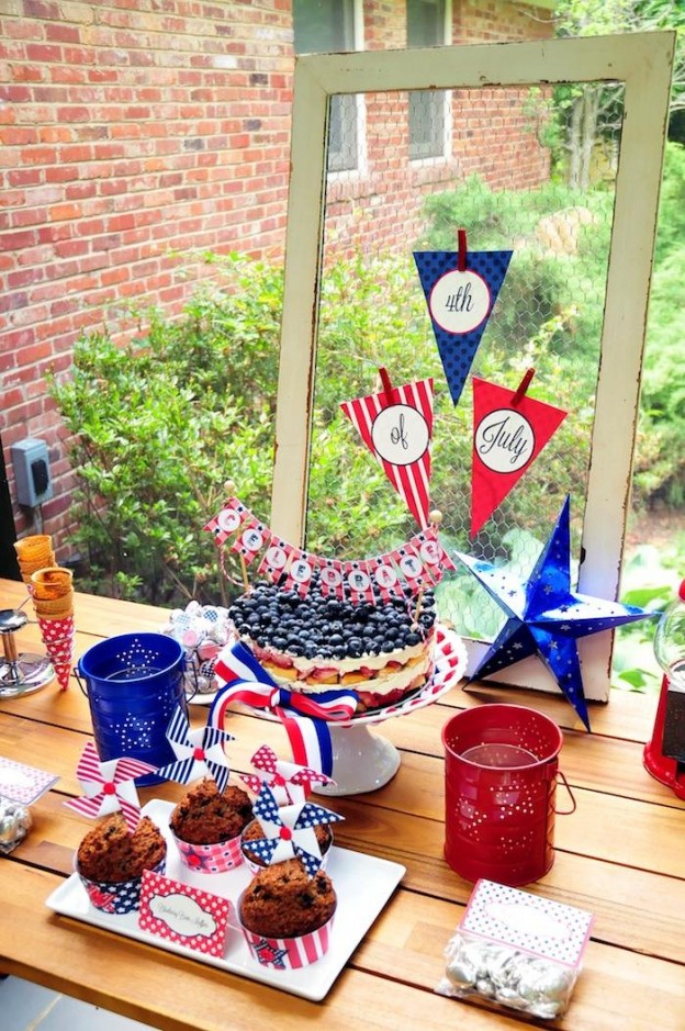 Kara's Party Ideas Stars & Stripes Independence Day Celebration + 4th ...