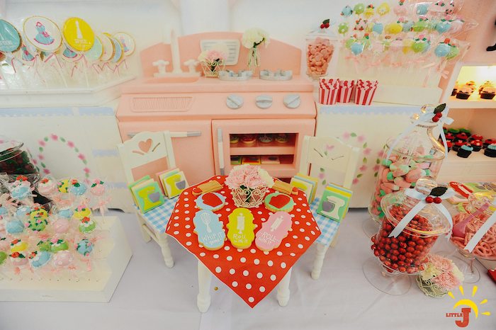 Kara's Party Ideas Retro Kitchen + Diner Themed Birthday Party | Kara's ...