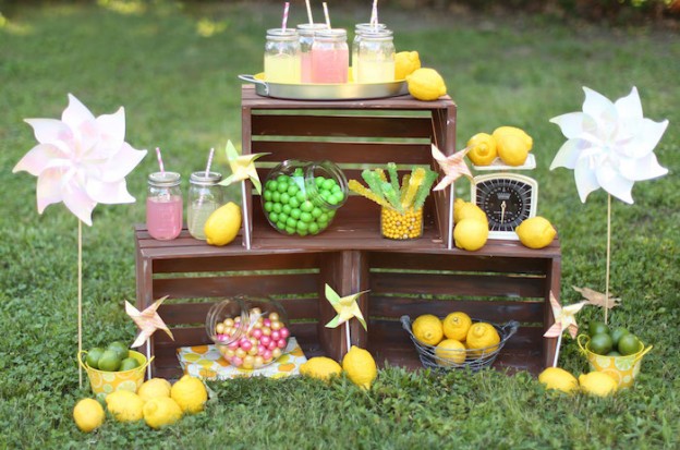 Kara's Party Ideas Lemonade Stand Party | Kara's Party Ideas
