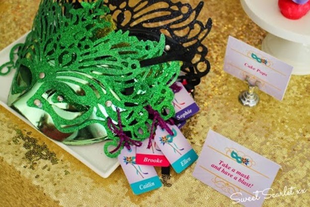 Kara's Party Ideas Masquerade Themed Birthday Party | Kara's Party Ideas