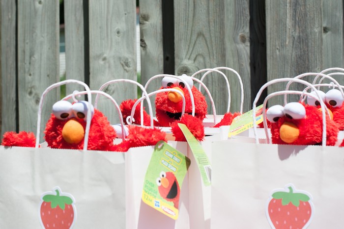Kara's Party Ideas Strawberry Elmo Birthday Party | Kara's Party Ideas