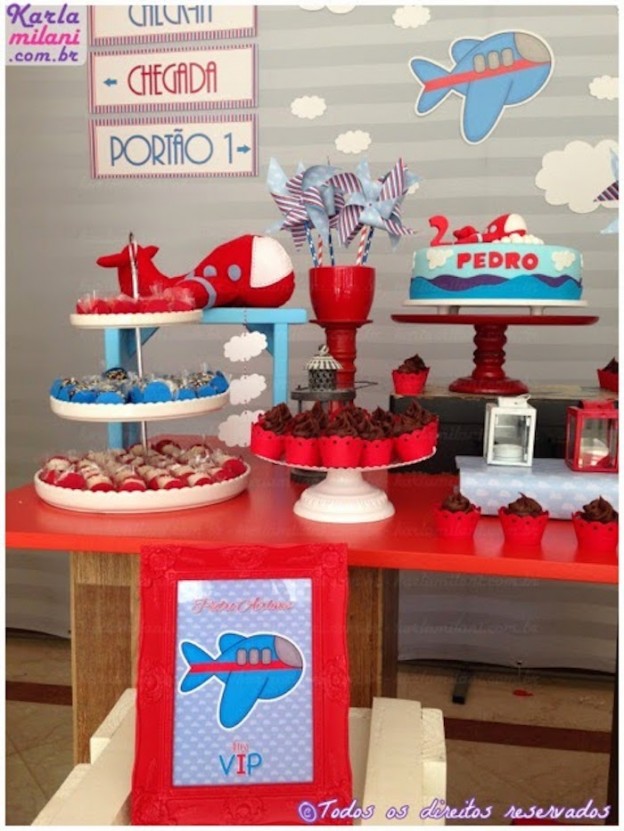 Kara's Party Ideas Airplane Birthday Party | Kara's Party Ideas