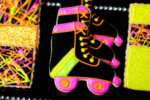 Kara's Party Ideas Neon 80's Skate Themed Birthday Party | Kara's Party ...