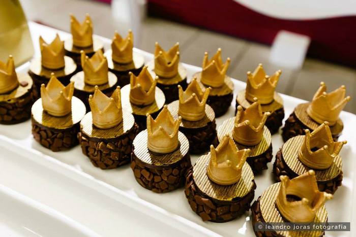 Kara's Party Ideas Royal Prince 1st Birthday Party | Kara's Party Ideas
