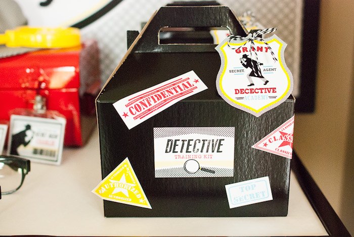 Kara's Party Ideas Detective Themed Birthday Party | Kara's Party Ideas