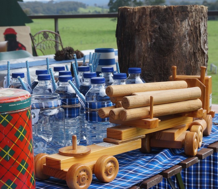 Kara's Party Ideas Lumberjack 2nd Birthday Party | Kara's Party Ideas