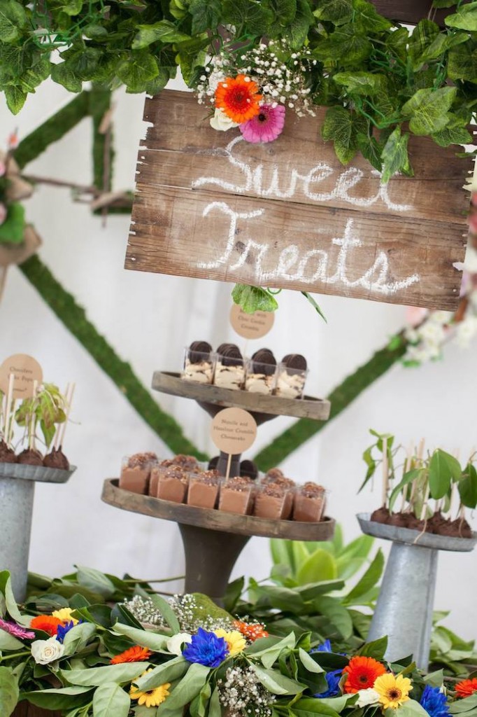 Kara's Party Ideas Rustic Earthy Bridal Shower | Kara's Party Ideas