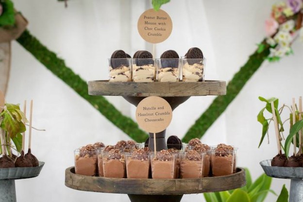 Kara's Party Ideas Rustic Earthy Bridal Shower | Kara's Party Ideas