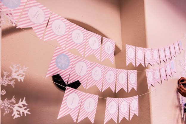 Kara's Party Ideas Winter Snow Fairy Birthday Party | Kara's Party Ideas
