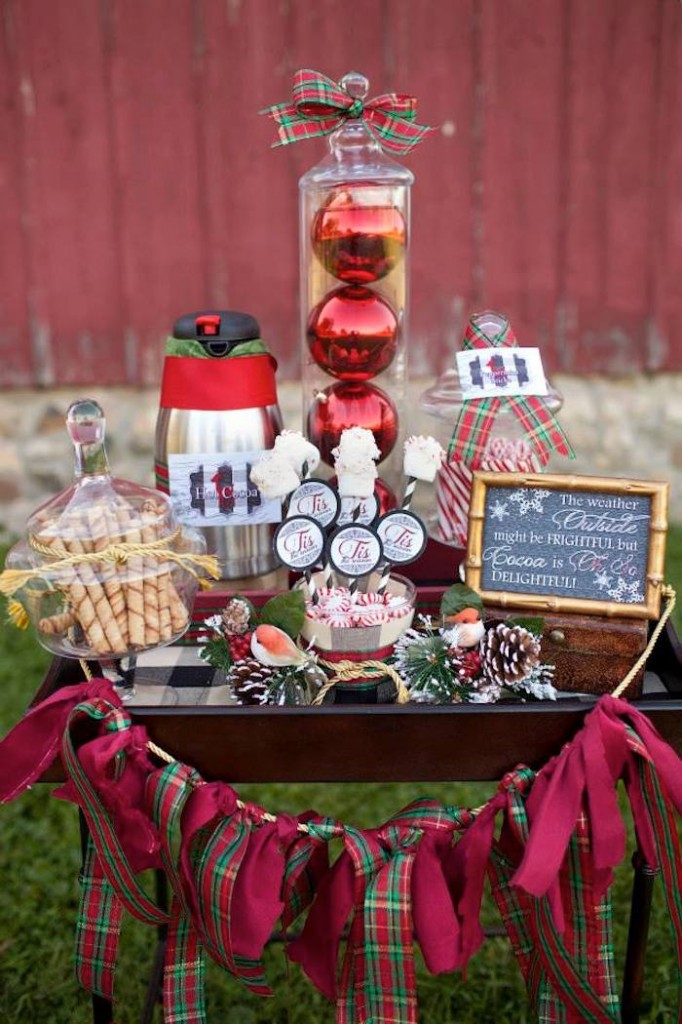 Kara's Party Ideas Plaid Inspired Holiday Party | Kara's Party Ideas
