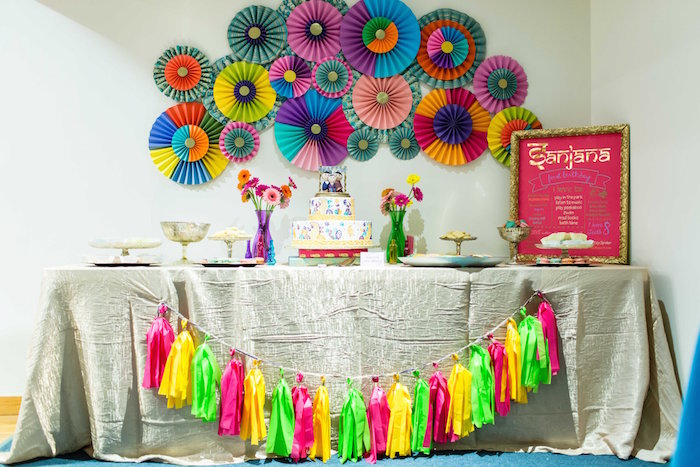 Kara's Party Ideas Diwali Chinese Fusion Themed Birthday Party | Kara's ...