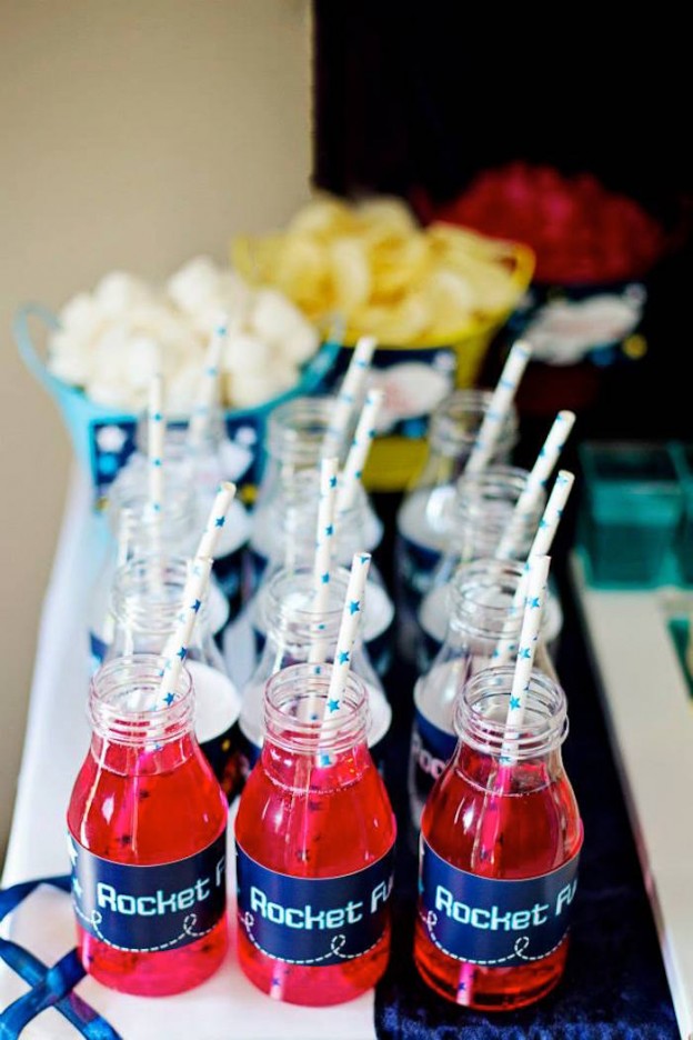 Kara's Party Ideas Rocket Ship + Space Themed Birthday Party | Kara's ...