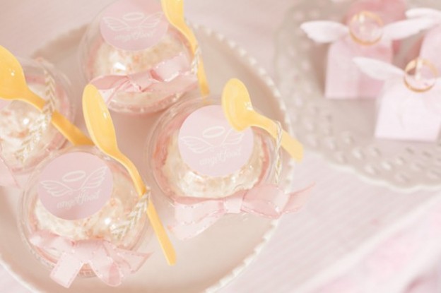 Kara's Party Ideas Little Angel 1st Birthday Party | Kara's Party Ideas