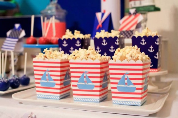 Kara's Party Ideas Nautical Lighthouse Themed Birthday Party | Kara's ...